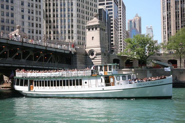 THE CHICAGO ARCHITECTURE FOUNDATION RIVER CRUISE ABOARD CHICAGO'S FIRST ...